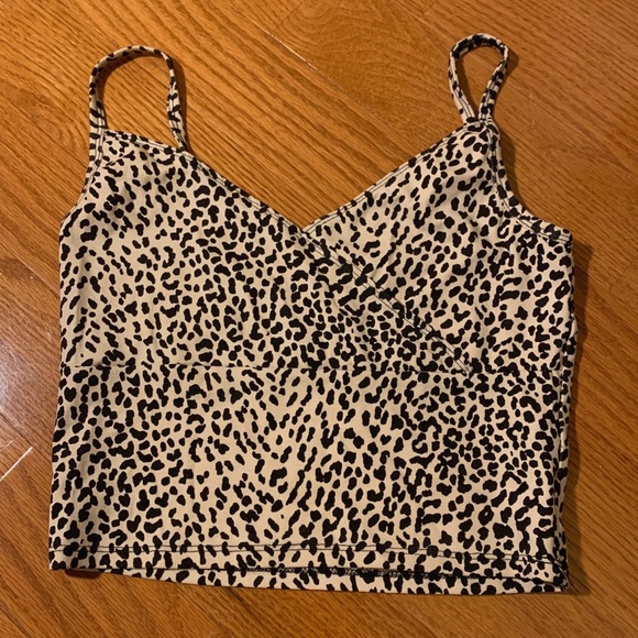 Tops | Cheetah Print Crop Top | Poshmark